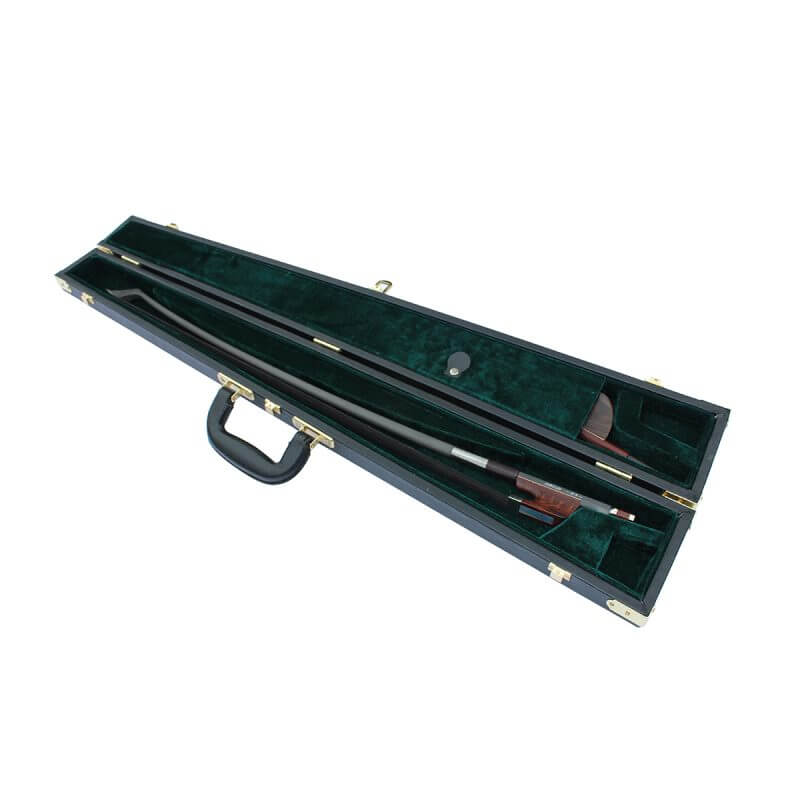 Double Bass Bow Case for Two Bows Black - Bass Bags